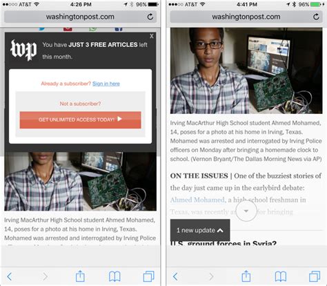 How To Use Ios 9 Content Blockers To Remove Web Popover Boxes Macworld