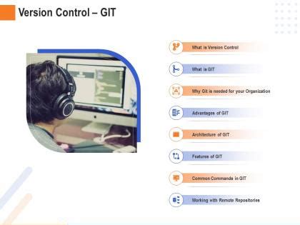 Git PowerPoint Presentation And Slides SlideTeam