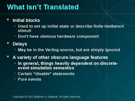 The Verilog Language презентация доклад проект скачать