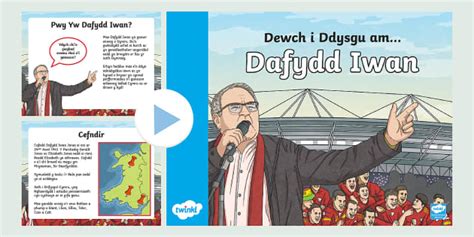 Pwêrbwynt Dafydd Iwan Teacher Made Twinkl