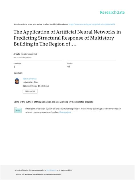 The Application Of Artificial Neural Networks In P Pdf Artificial Neural Network Mean