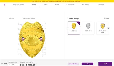 Owl Badges Online Custom Badge Designer Tool Revolutionizing Sheriff