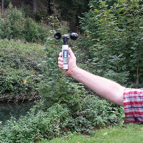 Handheld Anemometer System With Spoons All In Solar Energy