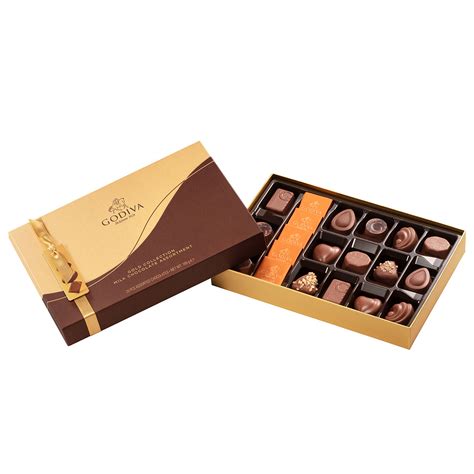 Шоколадные конфеты Godiva Connoisseur Milk 20шт, GODIVA, 189г купить в ...