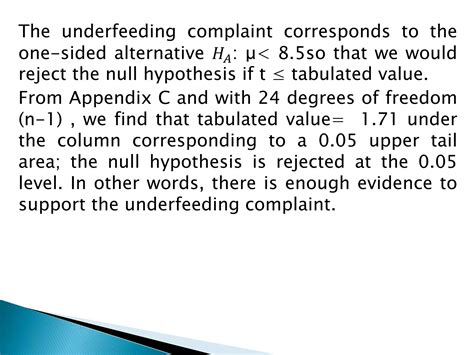 Hypothesis Testing For Parametric Data Pptx