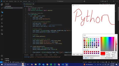Creating A Whiteboard App With Python And Tkinter Mohammed Rahil Posted On The Topic Linkedin