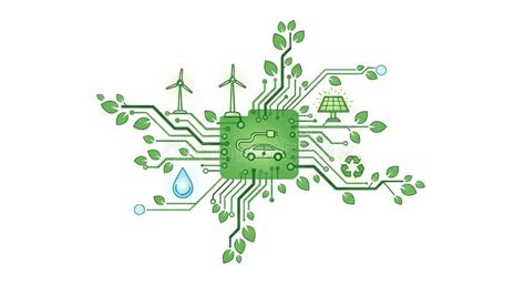 Eco Friendly Technology And Sustainable Energy Concept Stock