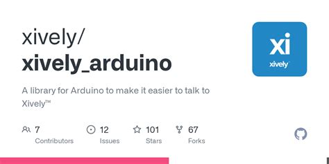 Github Xivelyxivelyarduino A Library For Arduino To Make It Easier