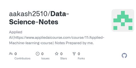 Github Aakash Data Science Notes Applied Ai Https Appliedaicourse Course