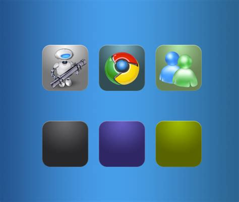 Empty App Icon Backgrounds By KRONTM On DeviantArt