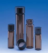 茶色螺蓋樣本瓶 黑蓋TFE白膠墊 E C Sample Vial Amber w TFE 14BWR CapTW17 台灣儀器網