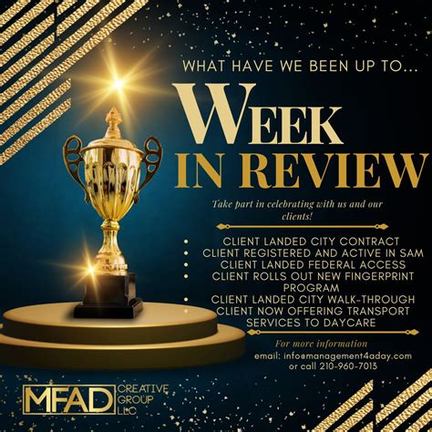 Mfad Creative Group Llc On Linkedin Weekinreview Mfad