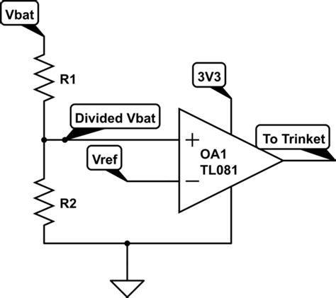 Power Supply Battery Gauge Microcontroller 3 3v Using A 4 8v Nimh Battery Source