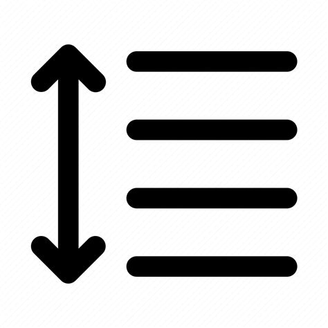 Line Spacing Space Distance Edit Tools Text Icon Download On Iconfinder
