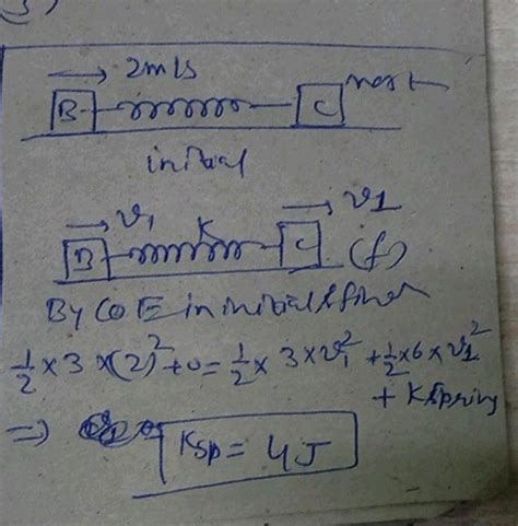 Viur 10 For The Shown Situation Collision Between Blocks A And B Is