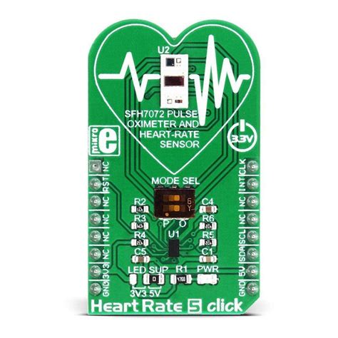 Mikroe Heart Rate 5 Click Board™ Mikroe 3012 Debug Store
