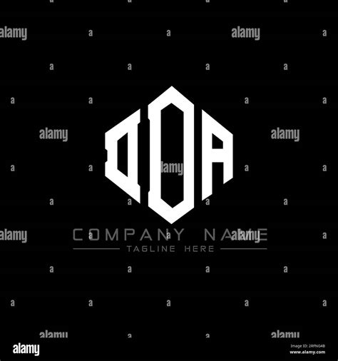 Dda Letter Logo Design With Polygon Shape Dda Polygon And Cube Shape