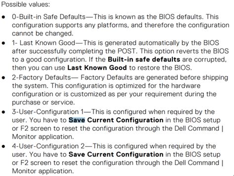 Switching BIOS Defaults Between BIOS Default And Factory Default Dell EUCTechHub GitHub Wiki