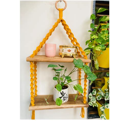 Two Tier Spiral Floating Shelf Large