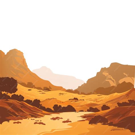 Satpura Range Indian Illustration Premium Ai Generated Psd