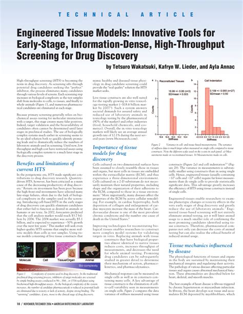 Pdf Engineered Tissue Models Innovative Tools For Early Stage Information Dense High