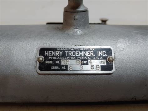 Henry Troemner Balance Scale 3929500615