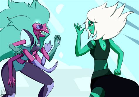 Steven Universe Alexandrite Vs Malachite By Leopereador On Deviantart