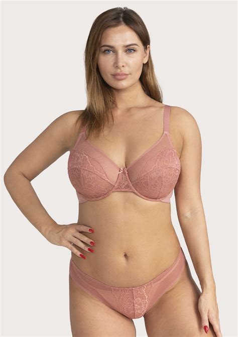 Hsia Petal Vine Pink Lace Underwire Bra 44c Light Coral Artofit