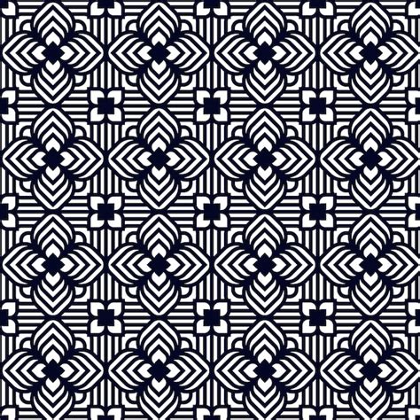 Free Vector Flat Design Monochromatic Pattern