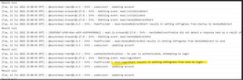 MSAL Not Returning Control Back To Application After Login Failure