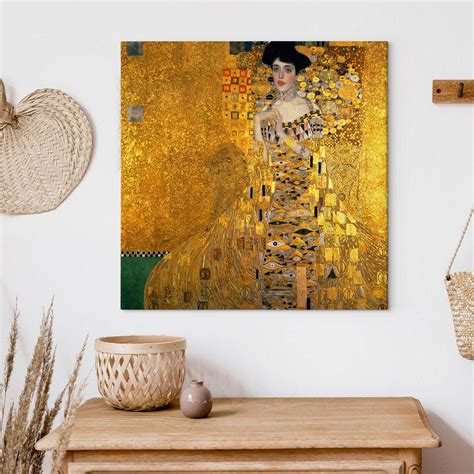 Klimt Portrait Of Adele Bloch Bauer I Canvas Print Wall