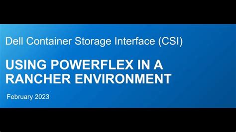 Nathalie Lafaurie On Linkedin Deploying Dell Powerflex Csi Drivers In
