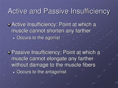 Active Vs Passive Insufficiency At Nicholas Barrallier Blog