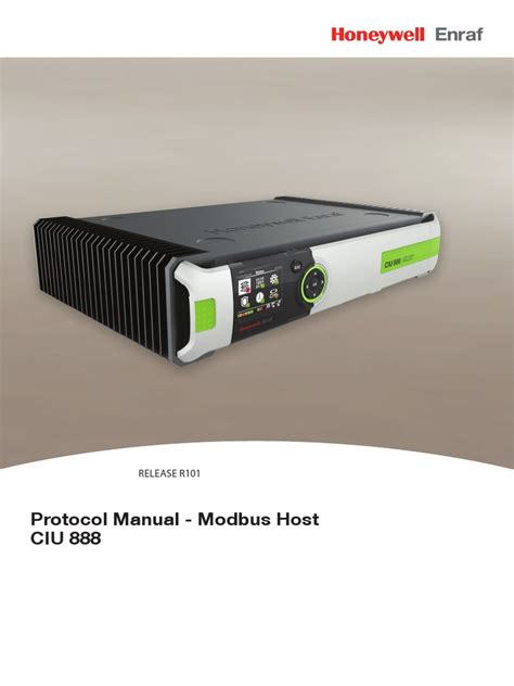 117 4417588 D03 Protocol Manual Modbus Host Pdf Computing