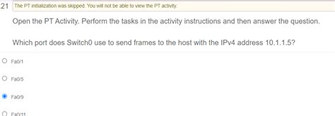 Solved 20 1 2 3 Refer To The Exhibit The Pc Is Connected To