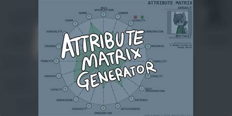 Attribute Matrix Generator By Arrwulf