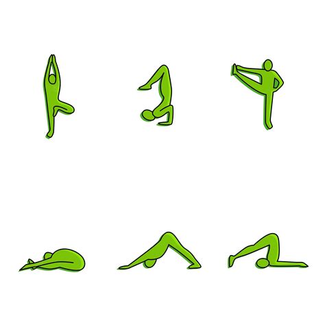 Premium Vector Warm Up Gesture Vector Set Design