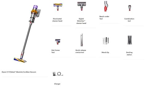 Dyson SV22 V15 Detect Absolute Cordless Vacuum, Detects Ultra-Fine Dust ...