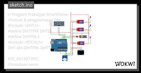Project 4 Smart Home Wokwi Esp32 Stm32 Arduino Simulator