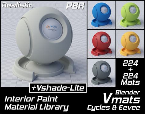 Vmats Vshade Material Library For Blender Cycles And Eevee 160 32