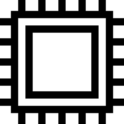 Cpu Basic Straight Lineal Icon