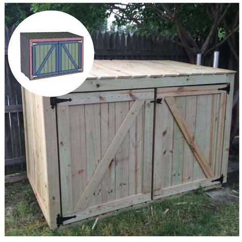 Garbage Bin Enclosure Plans Fences Gates Screens Garden Boxes