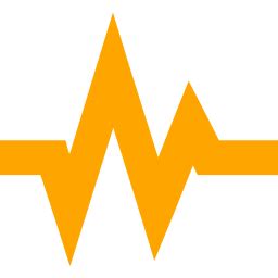 Orange pulse icon - Free orange pulse icons
