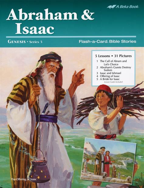 Abeka Abraham And Isaac Flash A Card Set Anchor Academic Services