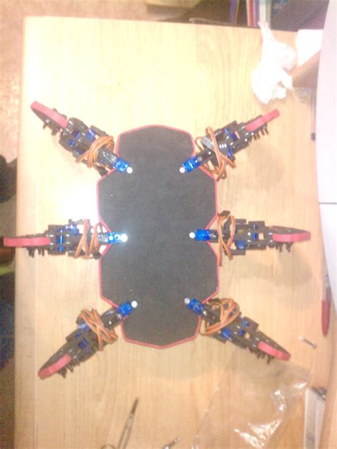 Diy Handmade Hexapod With Arduino Hexdrake 19 Steps With Pictures Instructables