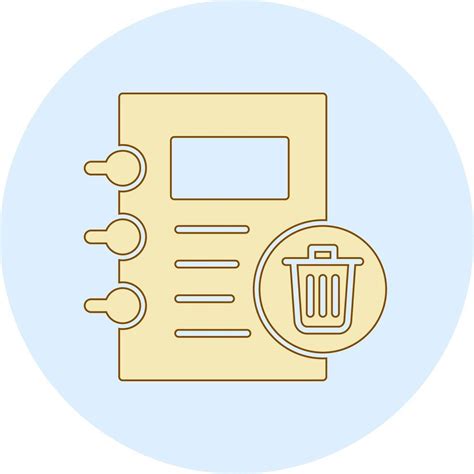 Notes Delete Vecto Icon Vector Art At Vecteezy