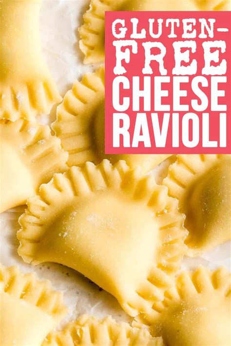 Homemade Gluten Free Ravioli With A Simple Four Cheese Filling These