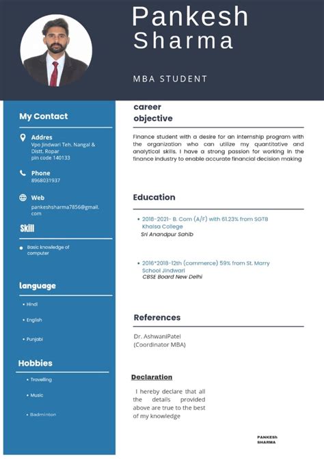 Aditya Kashyap On Linkedin Internship Mba Finance Training Mohali
