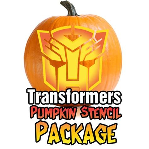 Transformers Pumpkin Stencil Package Ultimate Pumpkin Stencils