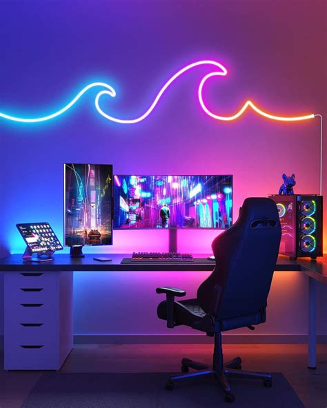 Умная гибкая неоновая LED лента 10 метров Govee RGBIC NEON ROPE Wi-Fi ...